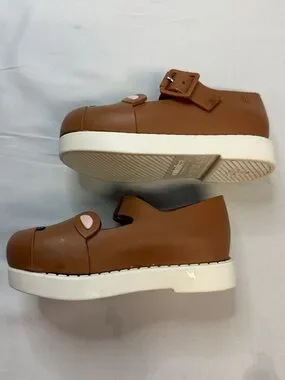 Mini Melissa | Shoes | Mini Melissa Brown Bear Jelly Mary Jane Sandals ...